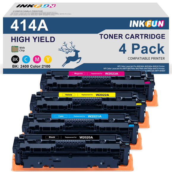 Hp 414a Toner 4 Pack