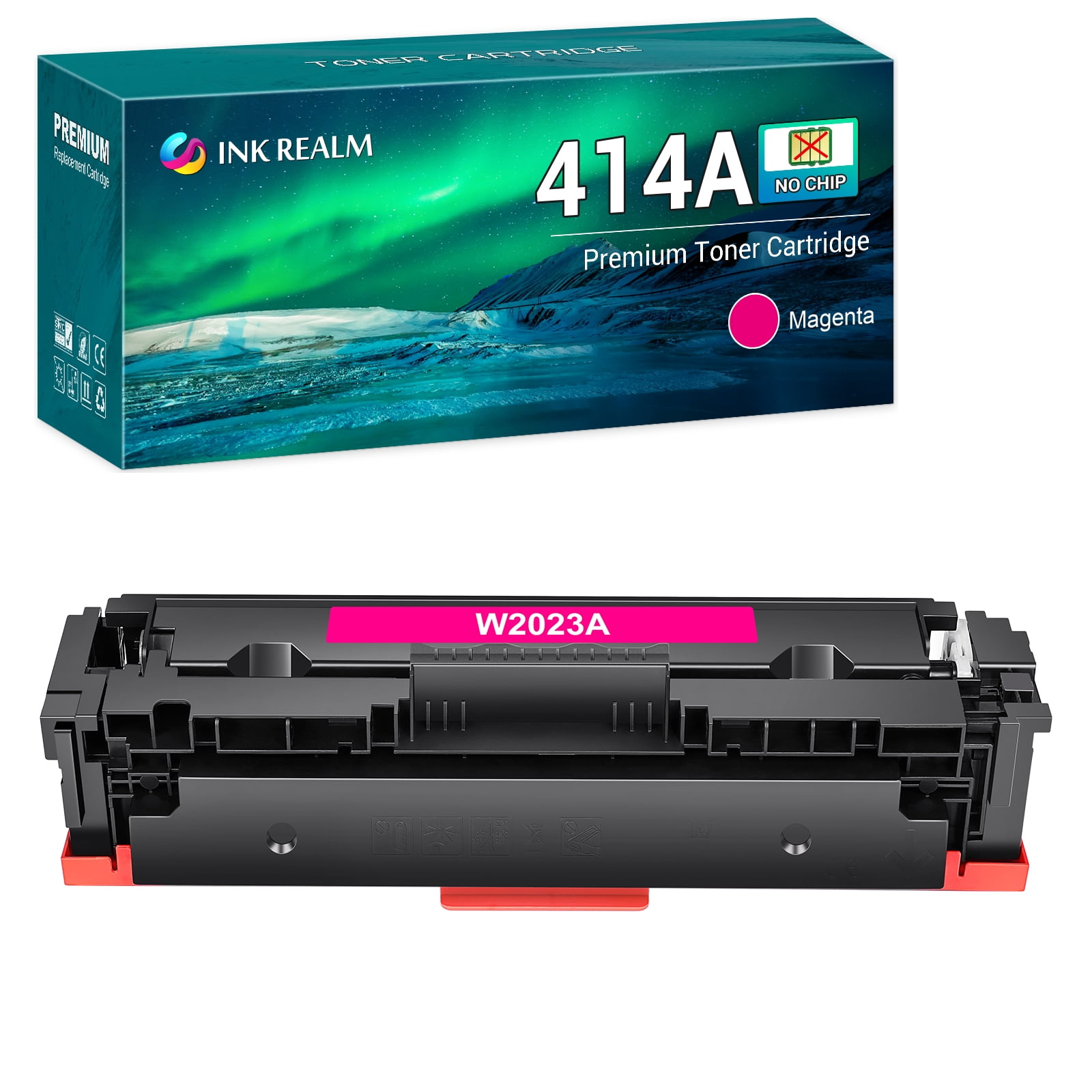 414A Toner Cartridge No Chip Replacement Compatible for HP 414A W2023A ...