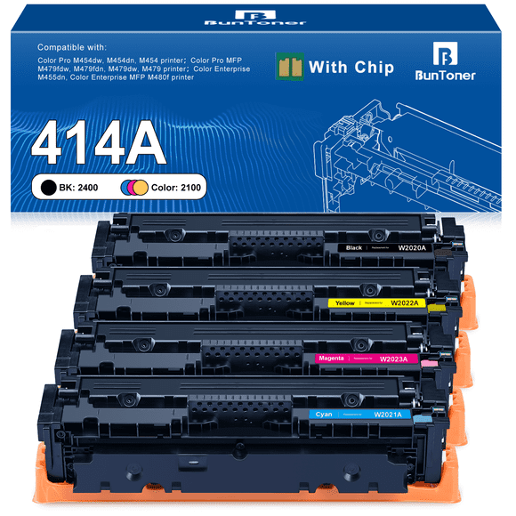 Hp 414a Toner 4 Pack