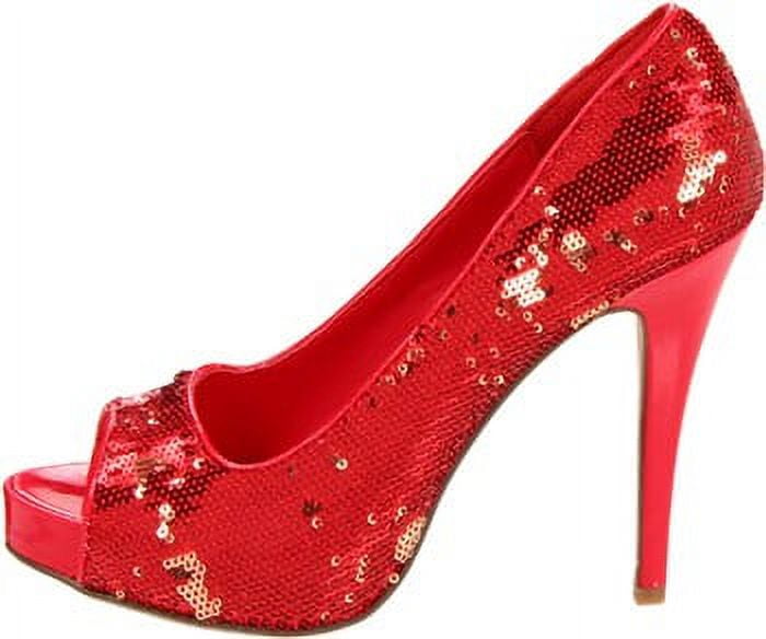 415-FLAMINGO, 4 Inch Heel Glitter Shoes - Walmart.com