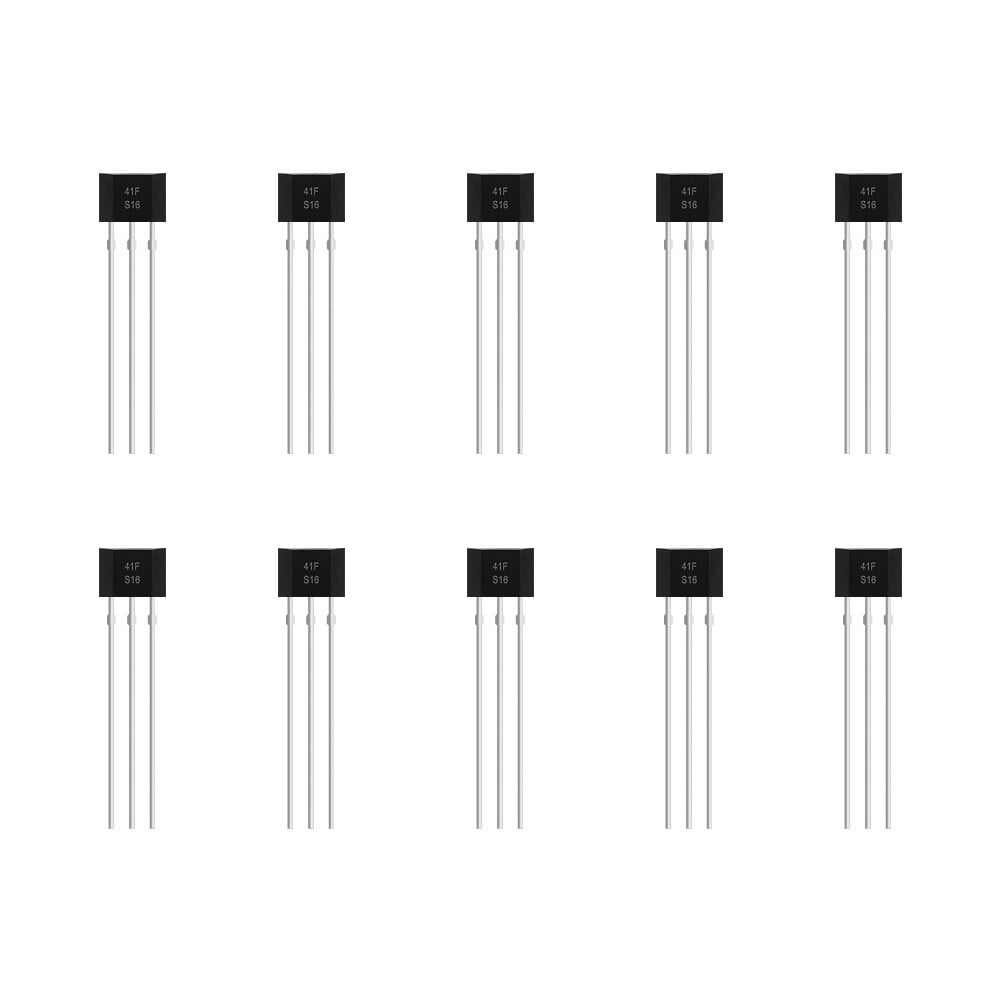 41F Bipolar Hall Element Sensor, Motor Hall Sensor Accessories, 10Pcs ...