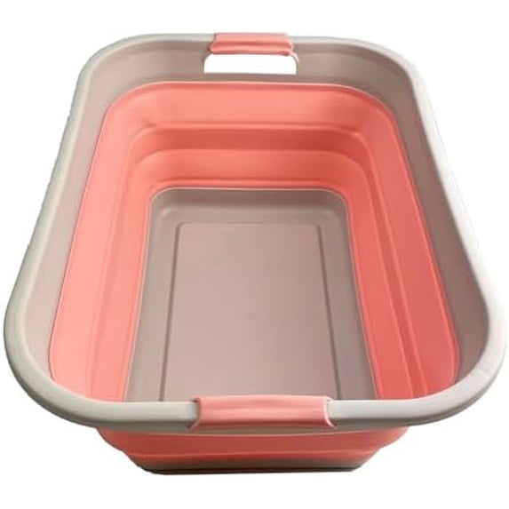 41L (10.8 gallon) Collapsible Plastic Laundry Basket - Foldable Pop Up ...