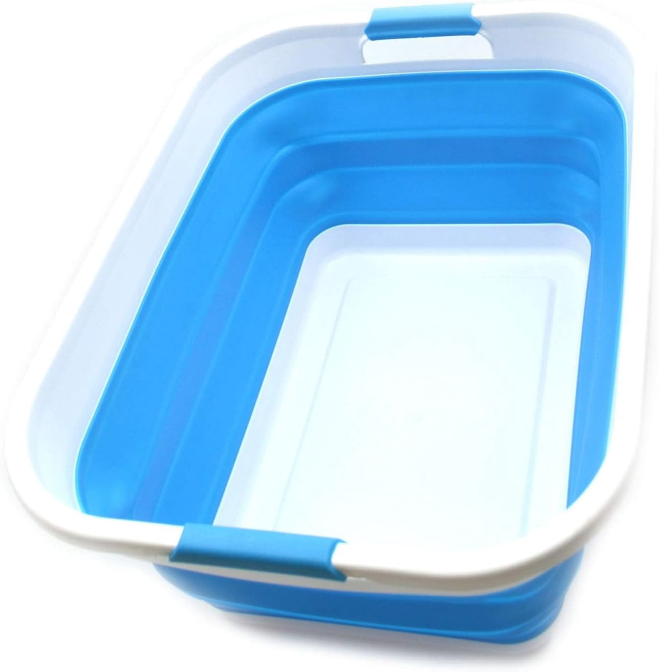 41L (10.8 gallon) Collapsible Plastic Laundry Basket - Foldable Pop Up ...