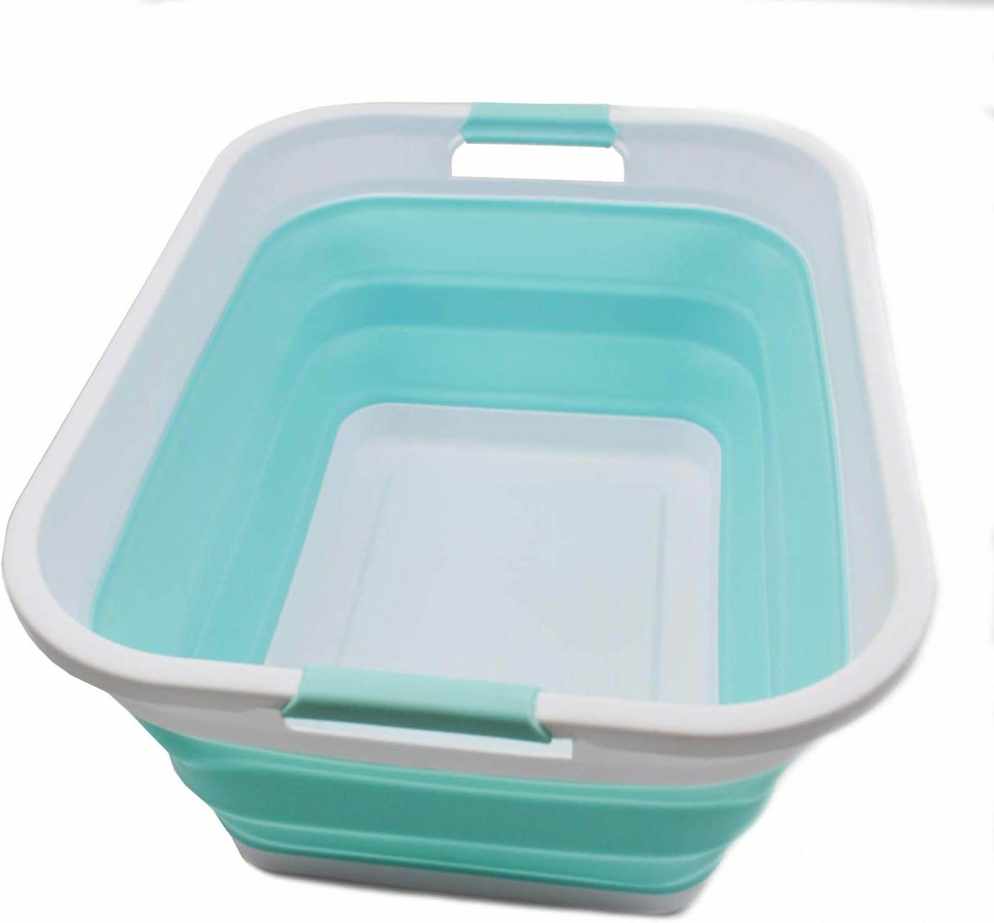 41L (10.8 gallon) Collapsible Plastic Laundry Basket-Foldable Pop Up ...