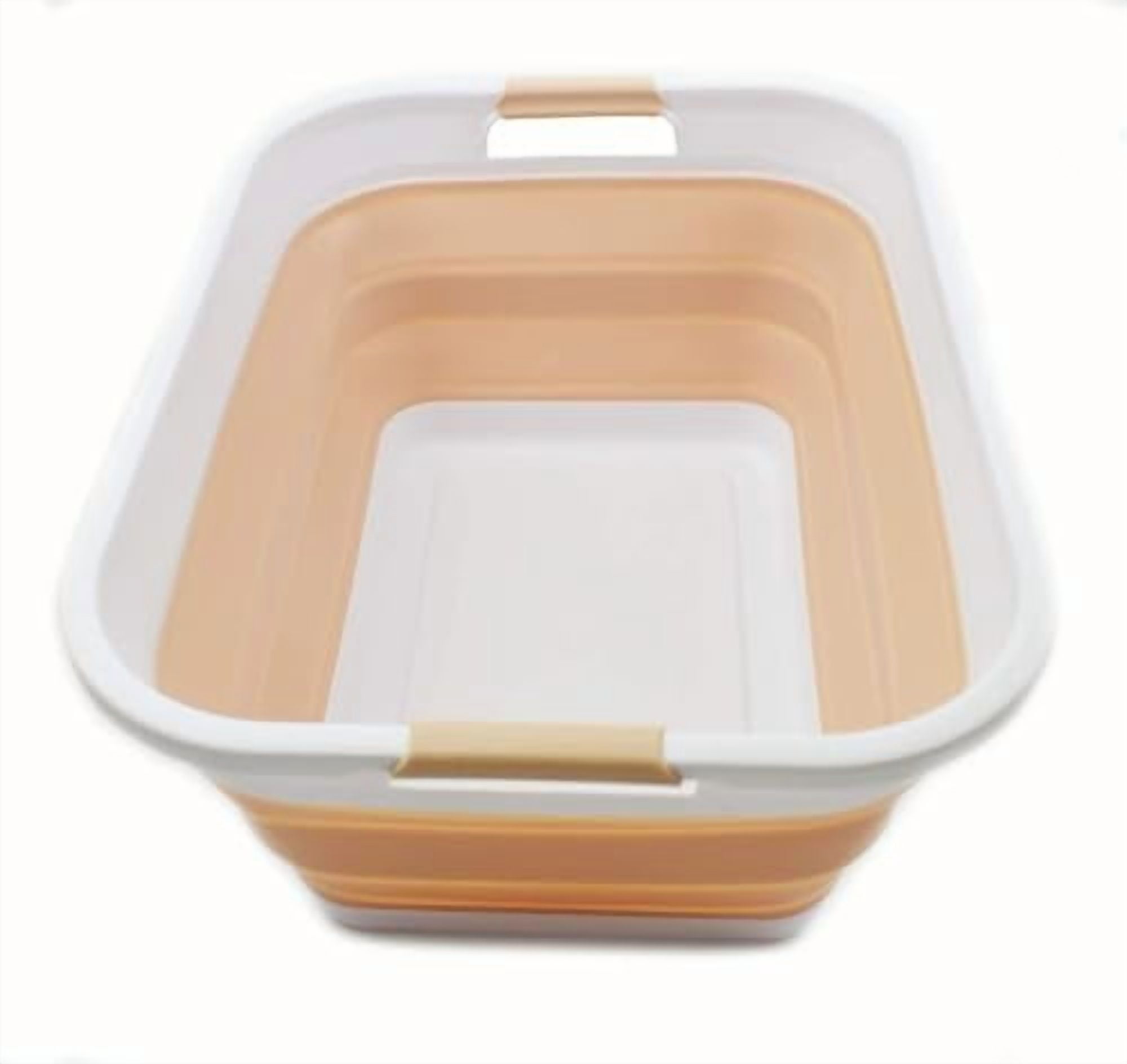 41L (10.8 gallon) Collapsible Plastic Laundry Basket - Foldable Pop Up ...