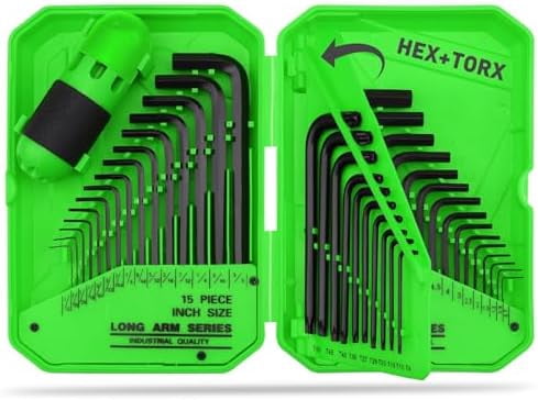 41Pcs Hex Key Allen Wrench Set, Allen Key with Ergonomic Torque Handle ...