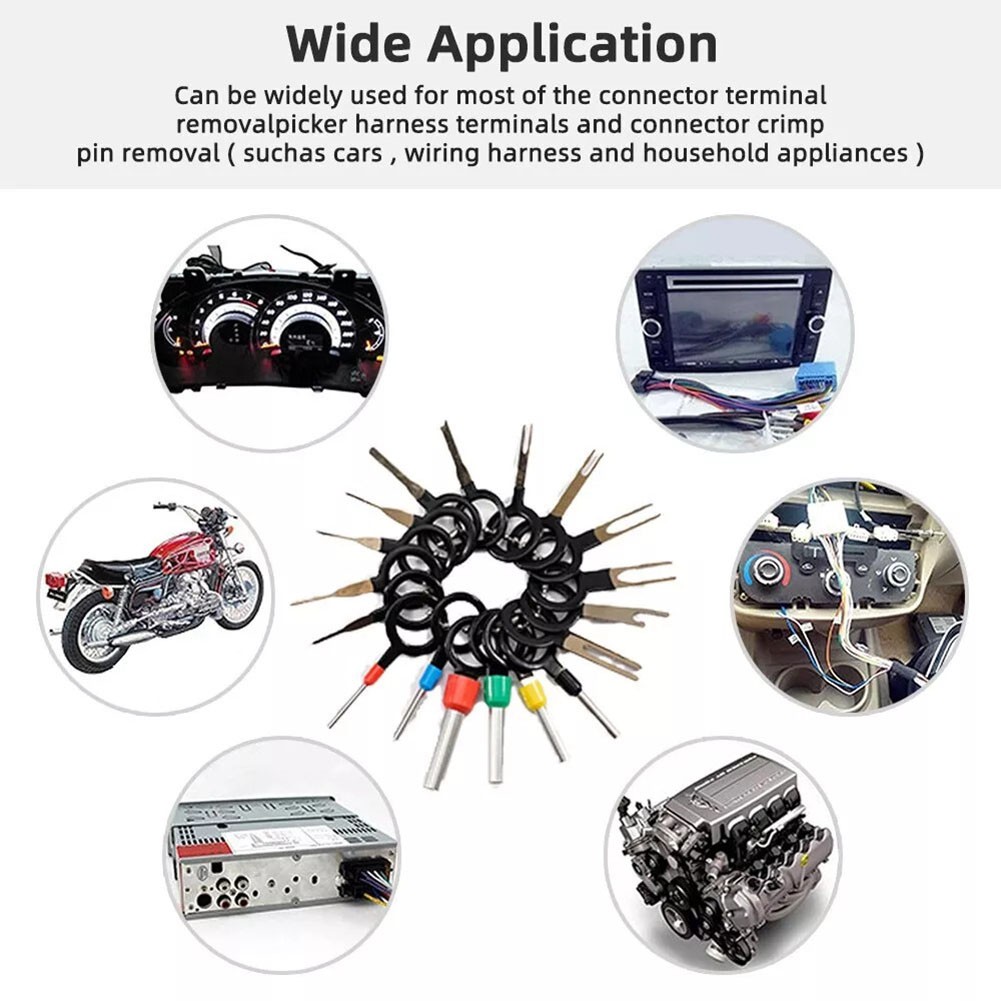 41Pcs Wire Terminal Removal Tool Kit for Automotive Connector Ejector ...