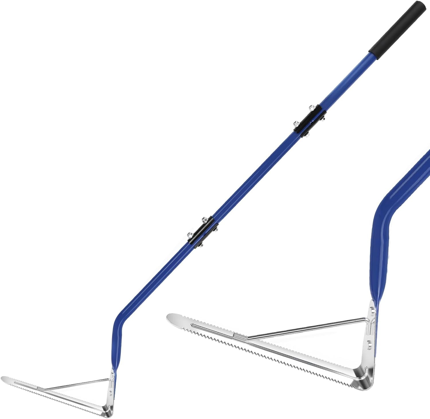 41in Grass Whip with Double-Edged Stainless Steel Blade, Manual Weed ...