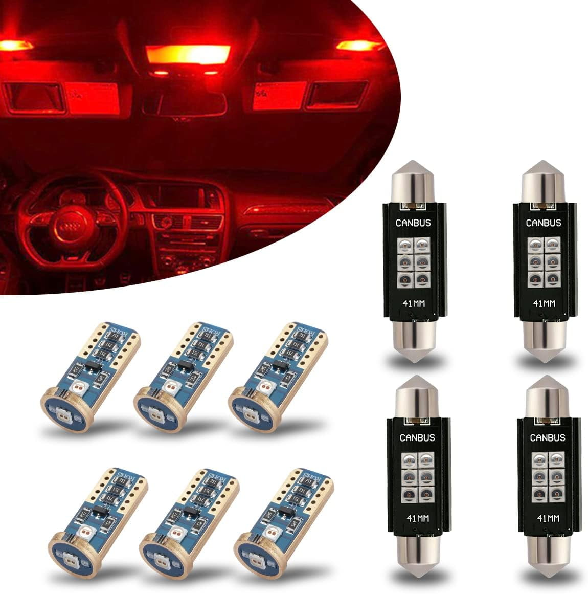 41mm 211-2 212-2 578 194 168 T15 LED Bulbs 3030 Chipset Error Free for ...