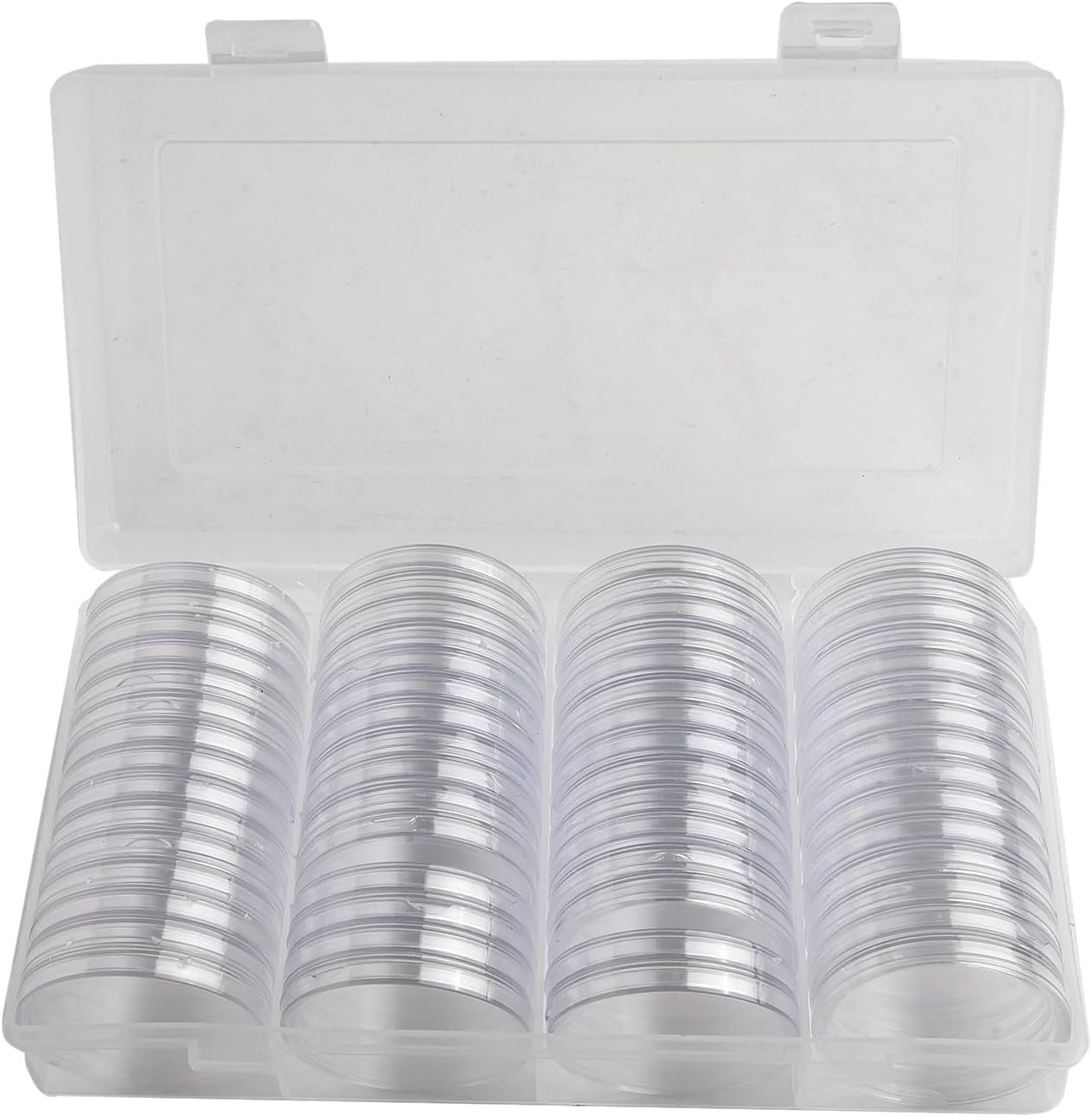 41mm coin capsules, 60 pieces of 41mm coin holders, safe and fixable ...