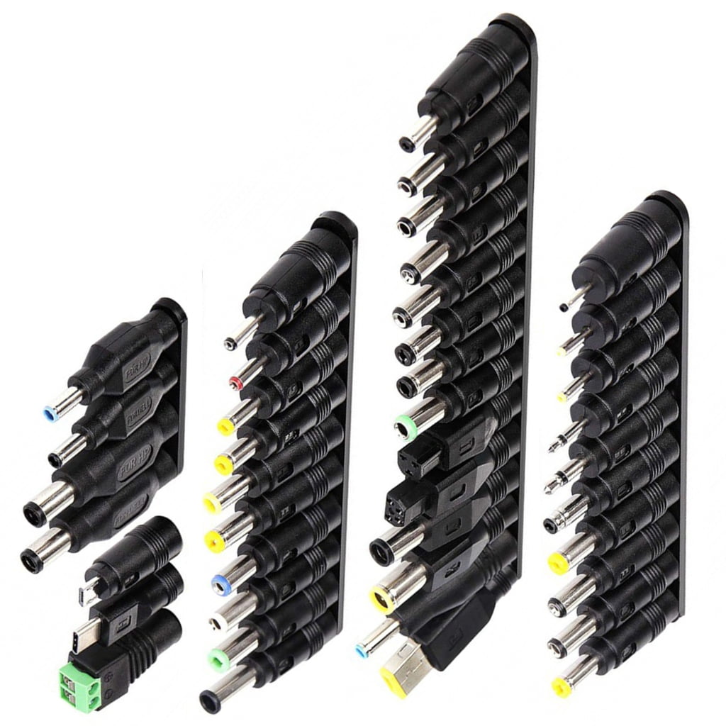 41pcs Universal DC5521 Power Plugs Adapters Portable Power Converter ...