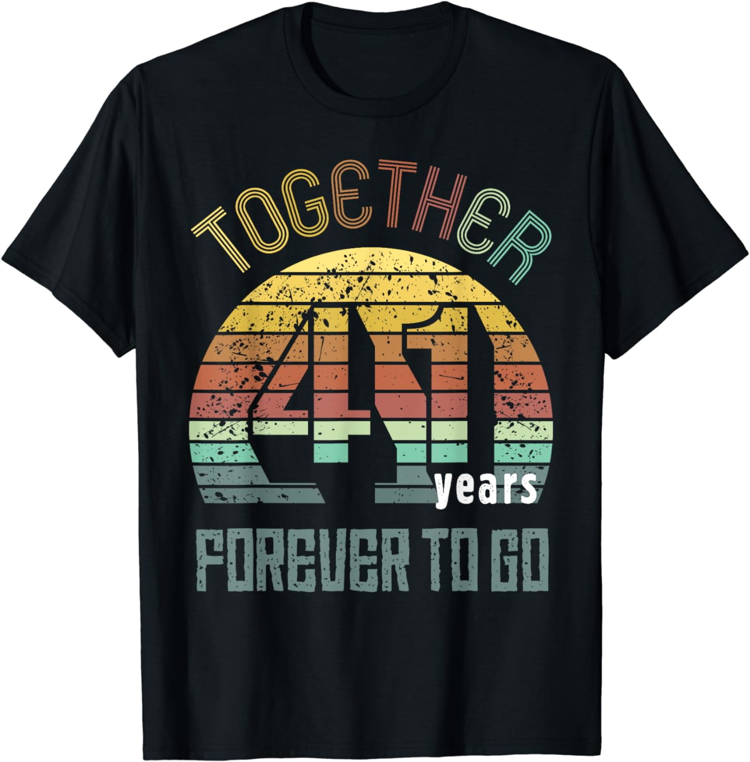 41st Years Wedding Anniversary Gifts For Couples Matching 41 T-Shirt ...