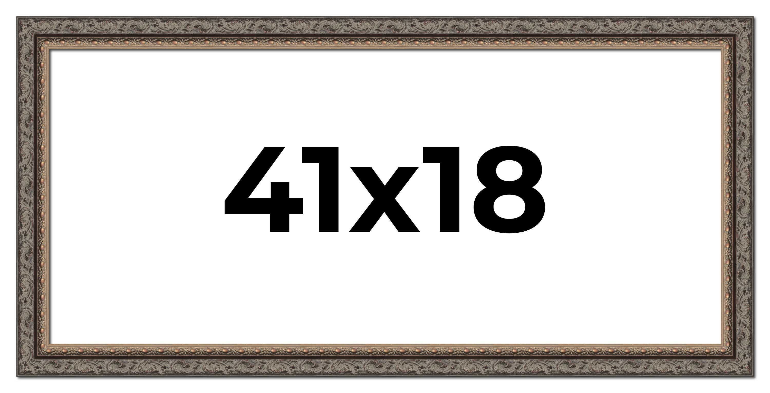 41x18 Frame Black Real Wood Picture Frame Width 2 inches | Interior ...