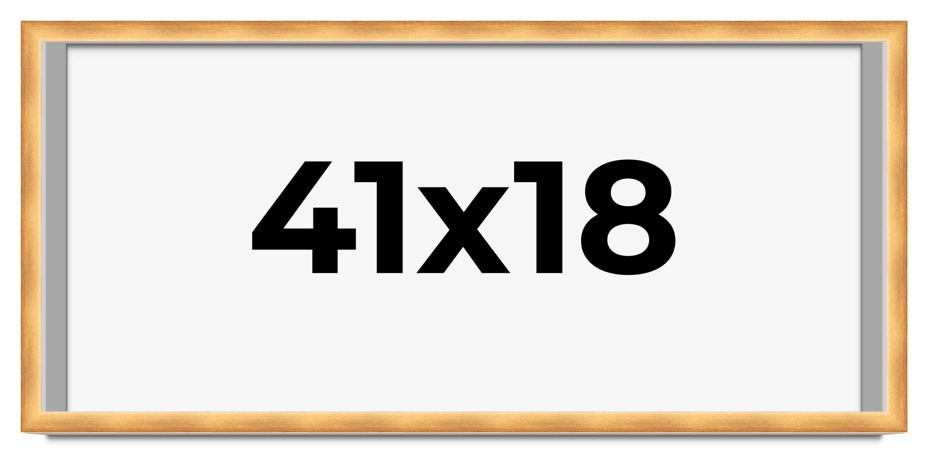 41x18 Shadow Box Bronze Cross-Brushed Display Frame | 1.625 Inches Deep ...