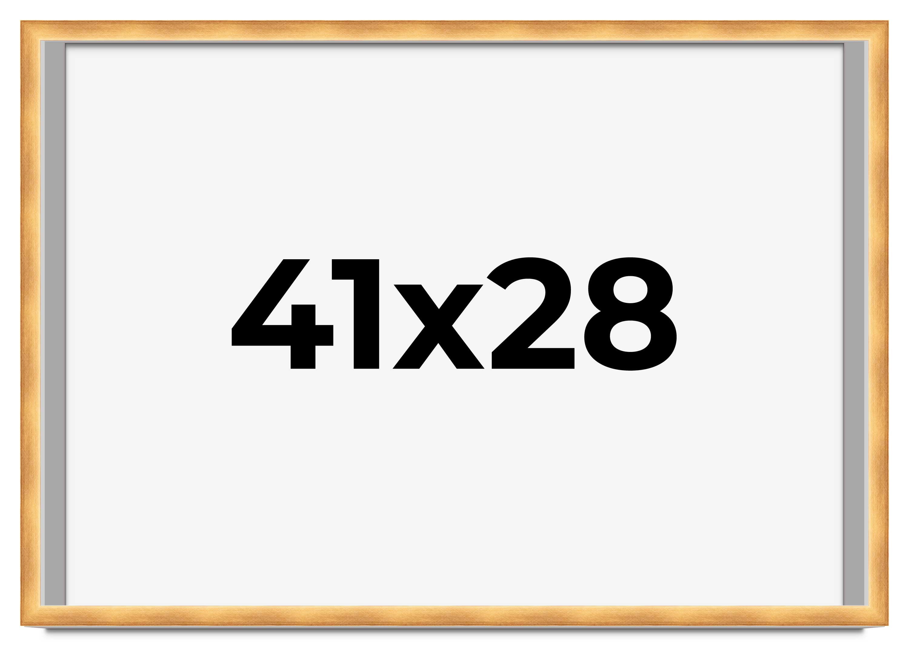 41x28 Shadow Box Bronze Cross-Brushed Display Frame | 1.625 Inches Deep ...