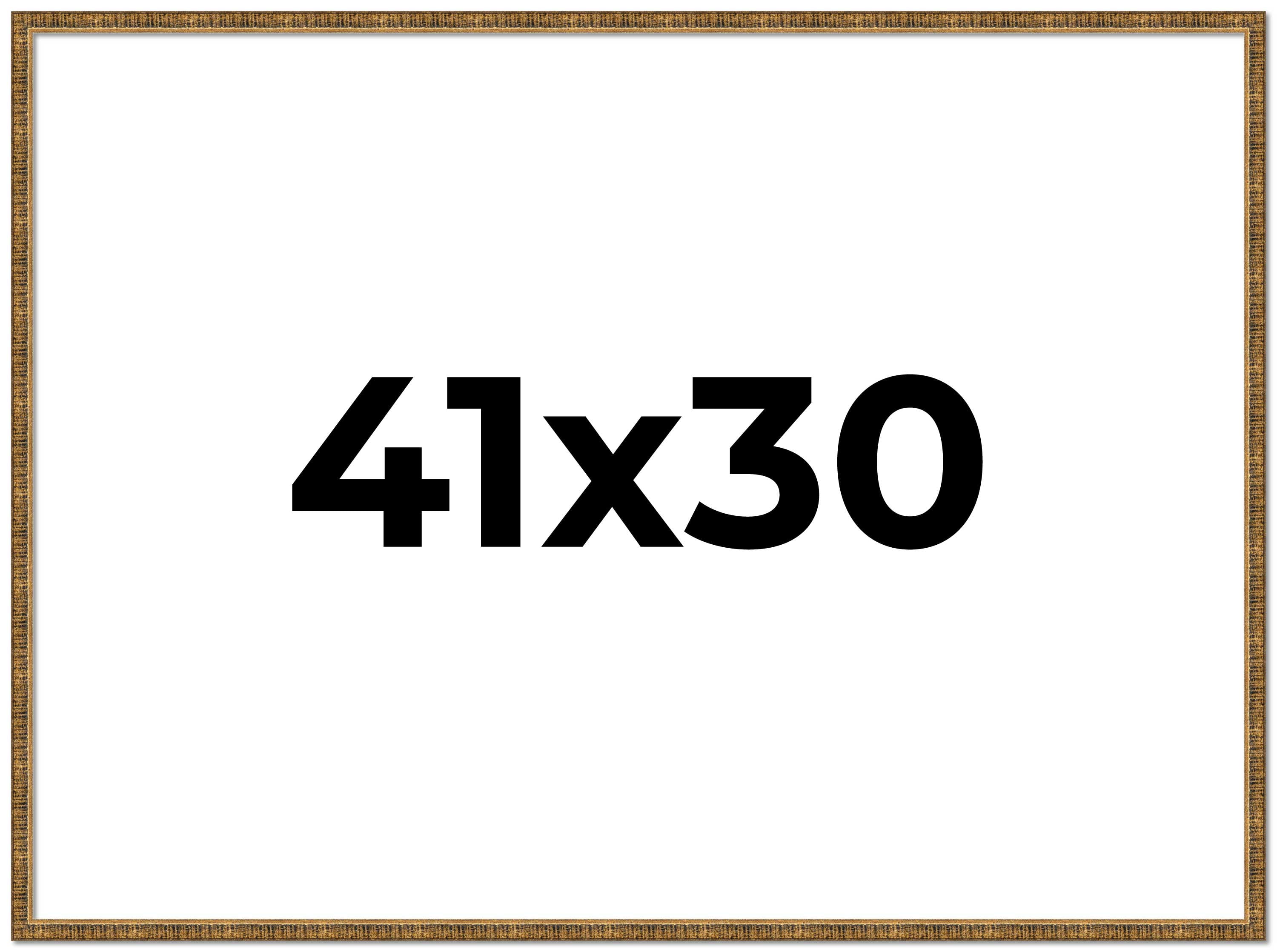 41x30 Frame Gold Picture Frame - Complete Modern Photo Frame Includes ...