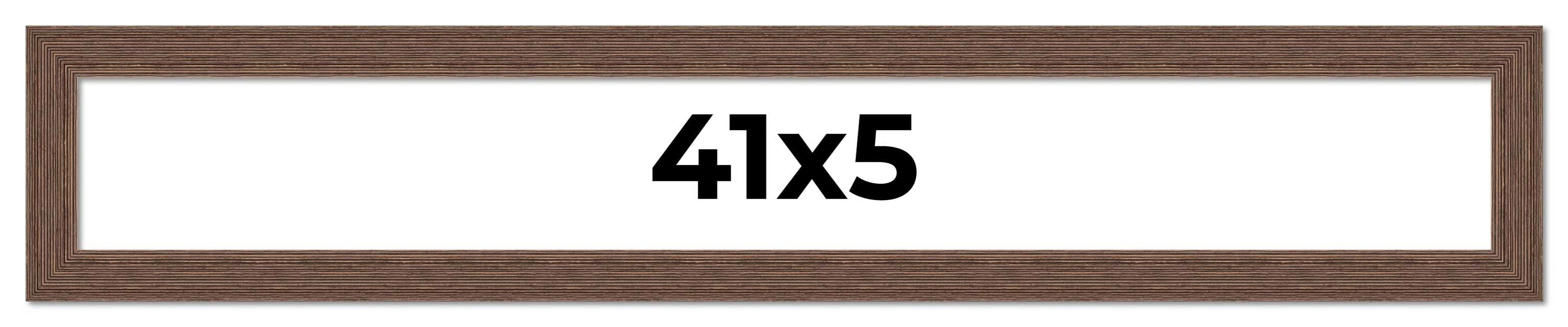 41x5 Frame Brown Distressed Barnwood Picture Frame | Rustic Farmhouse ...