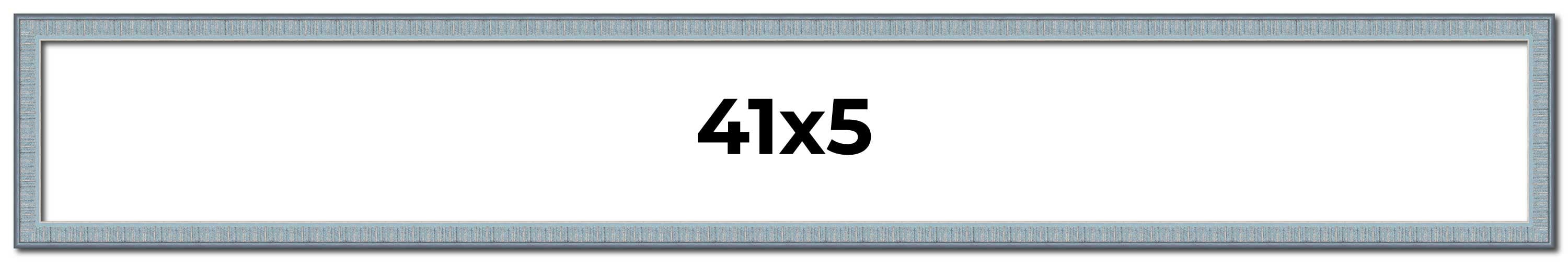 41x5 Frame Rustic Sky Blue Solid Wood Picture Frame | 0.75 Inch ...