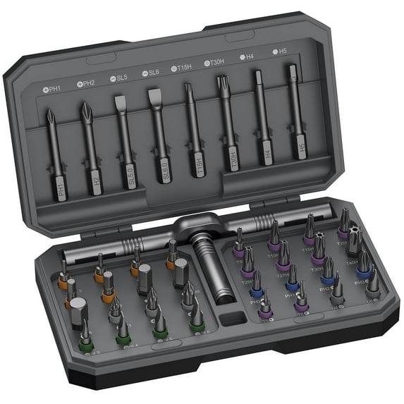 42 in 1 Magnetic Screwdriver Set, DIY Ratchet Screwdriver Set, Multi ...