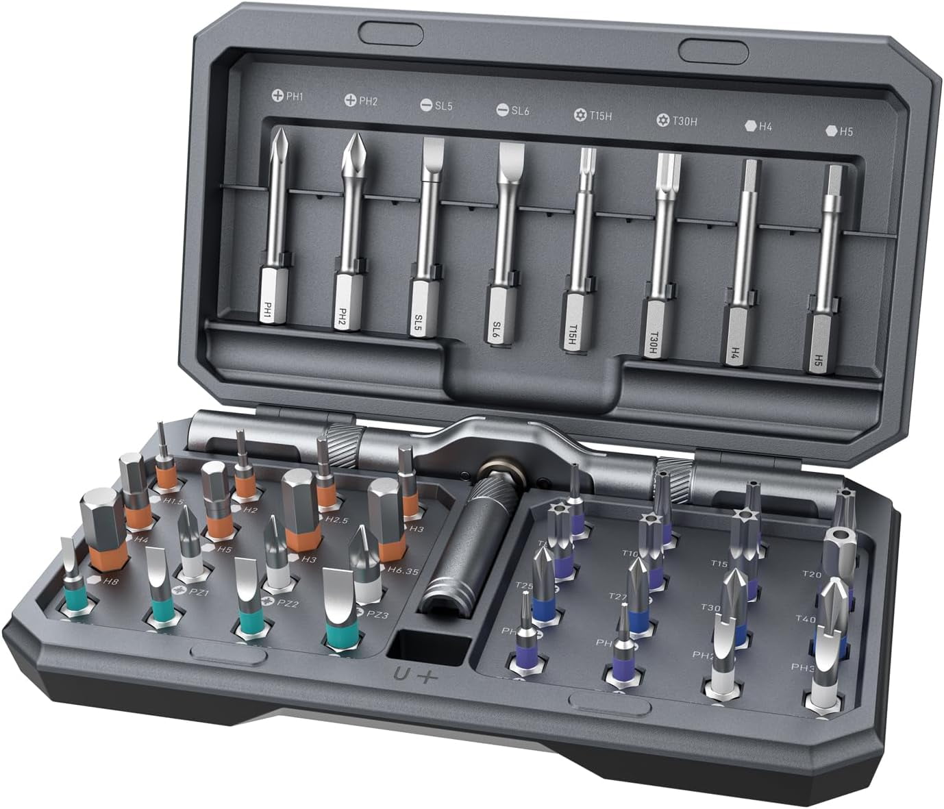 42 in 1 Magnetic Screwdriver Set Ratchet Screwdriver Set Multi Bit ...