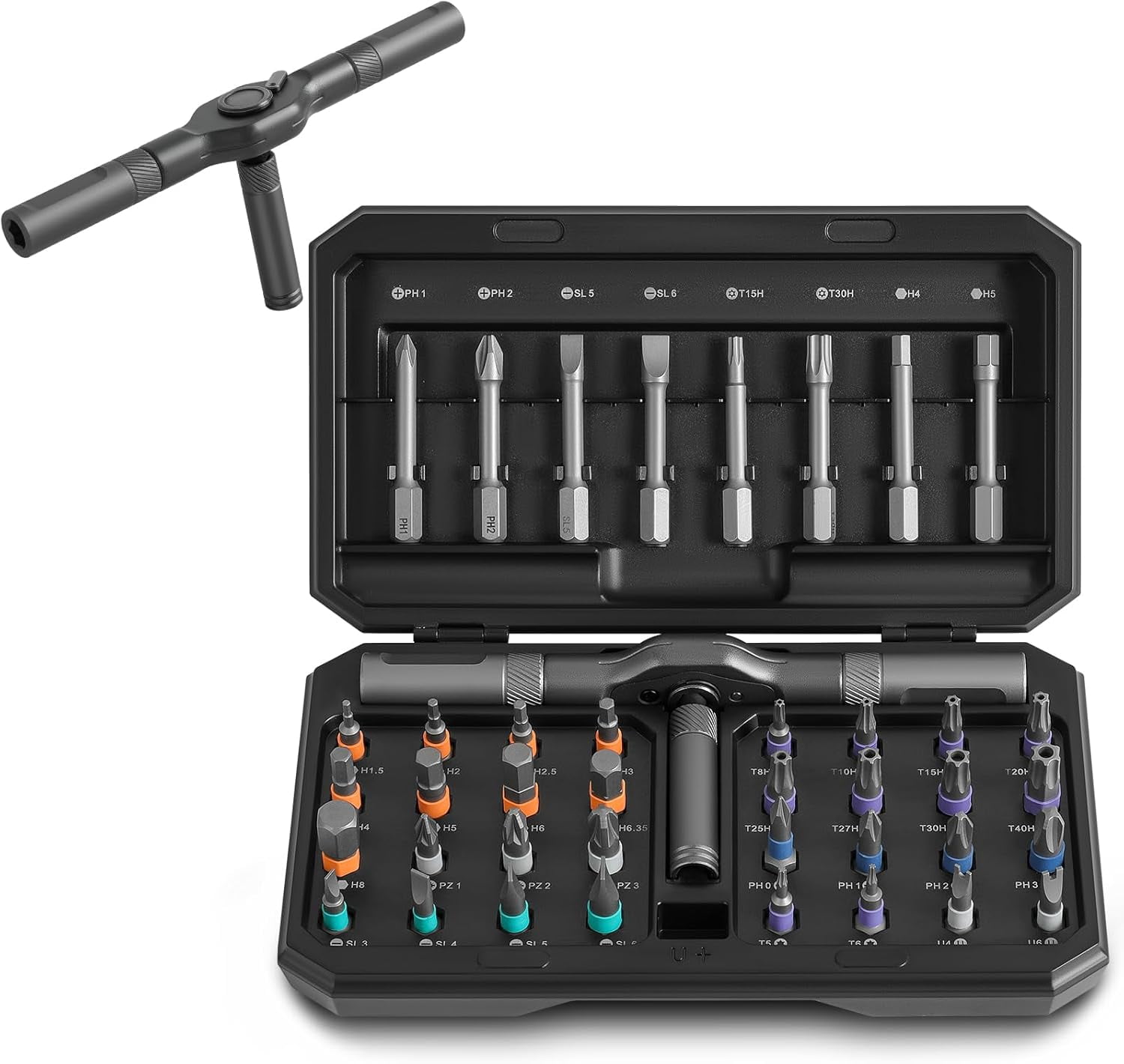 42 in 1 Magnetic Screwdriver Set, Screw Driver Set Kit with Detachable ...