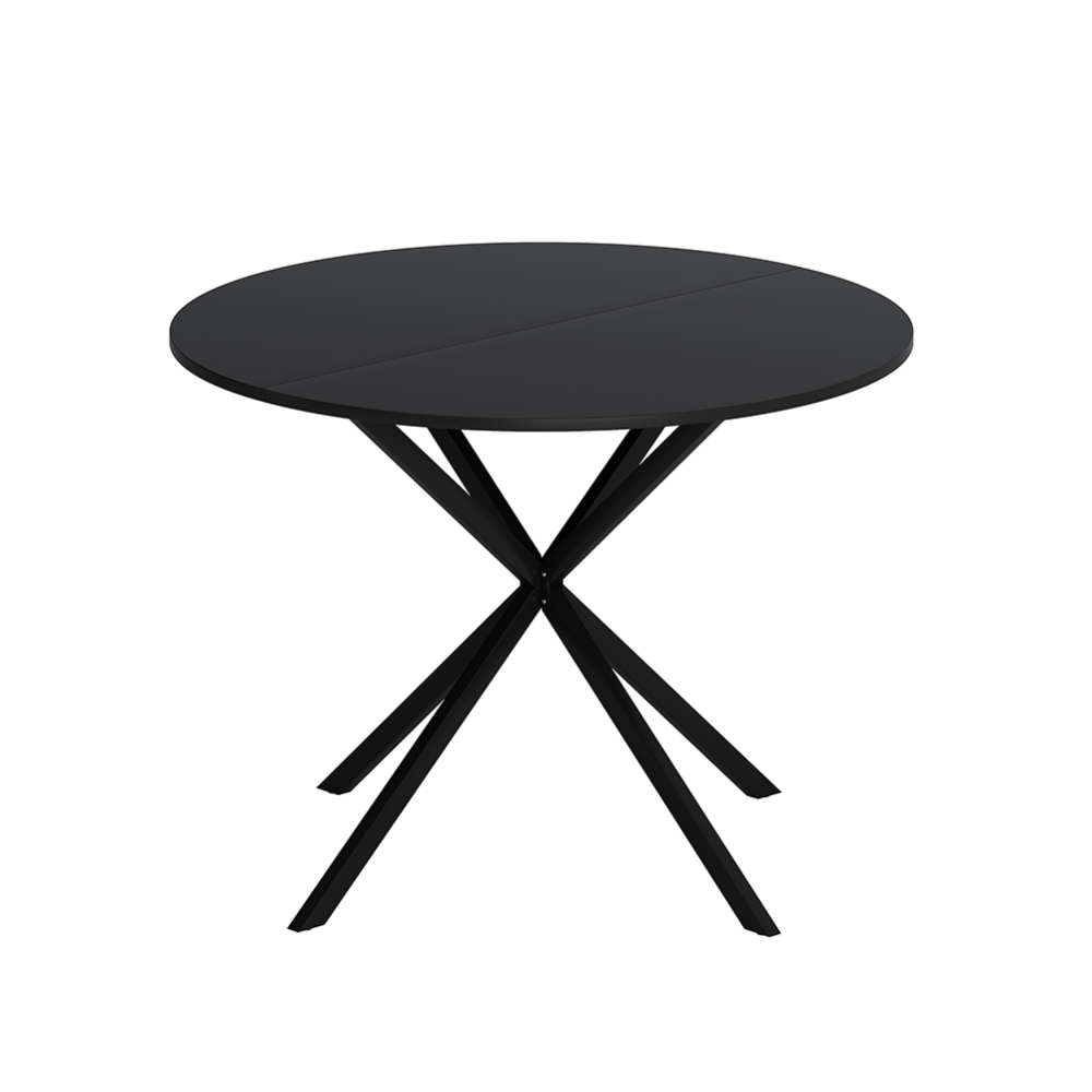 42.13 inch Modern Dining Table, Round Occasional Table with Matte ...