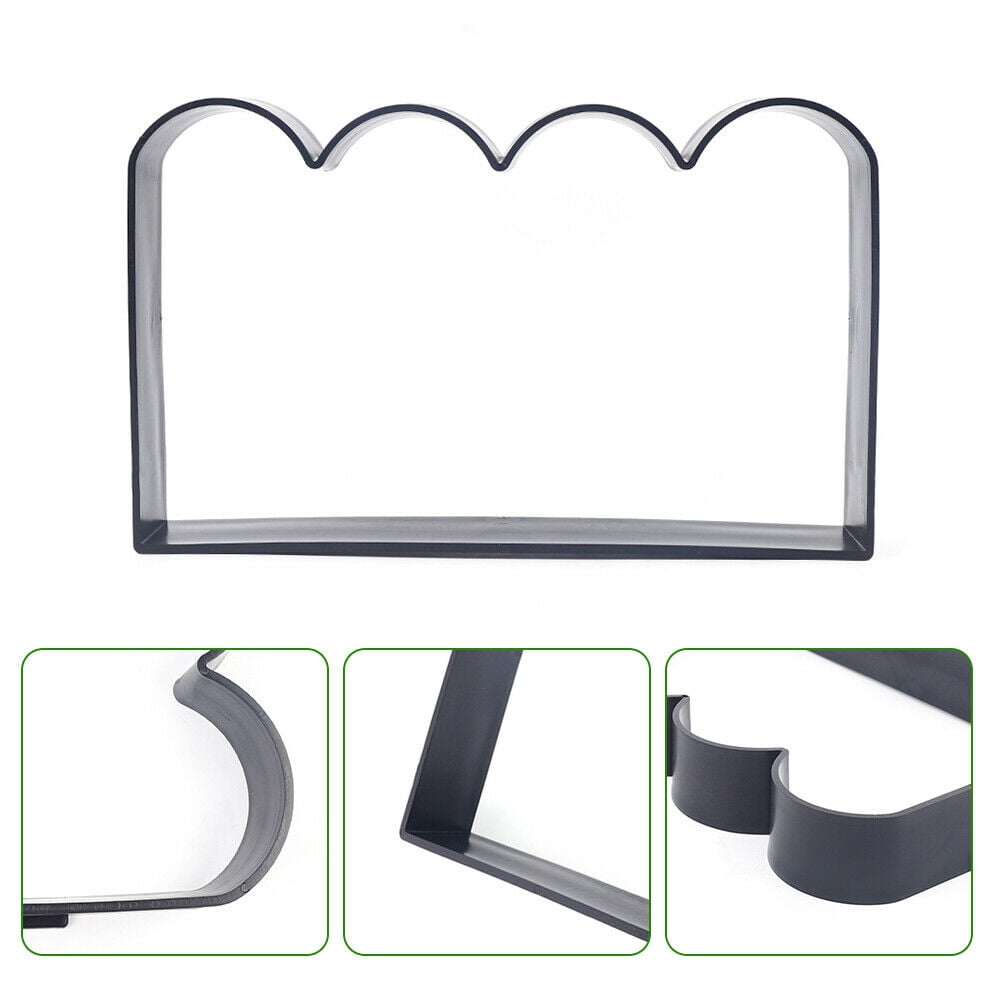 42*26*8CM Black Plastic Garden Brick Edging Concrete Mould DIY Fence ...