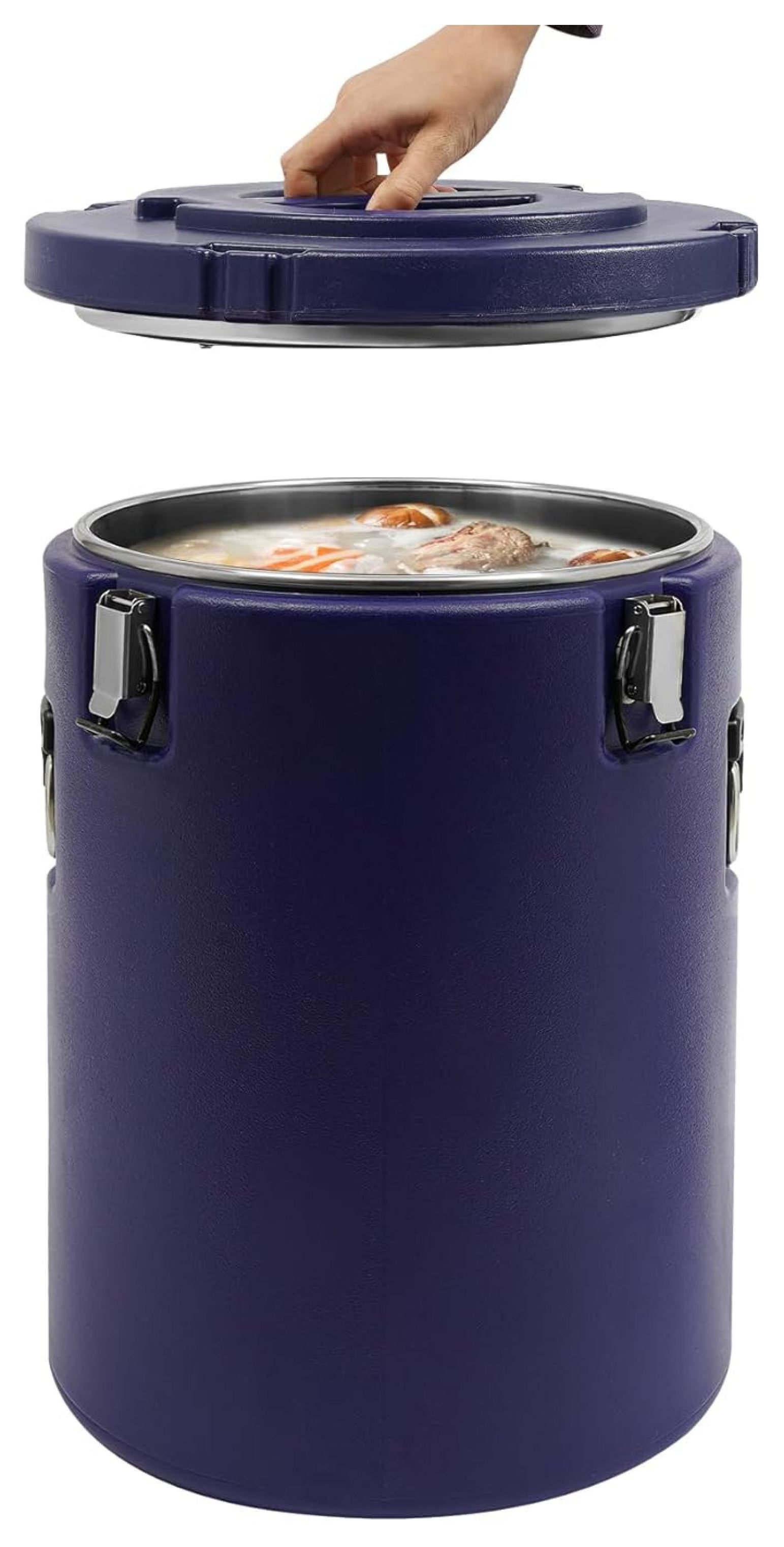 42.2QT/40L Insulated Bucket, 9.25 Gallon Soup Container, Food Warmer ...