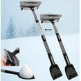 42.4" Extendable Snow Brush & Mini Snow Shovel/Ice Scraper for Car ...