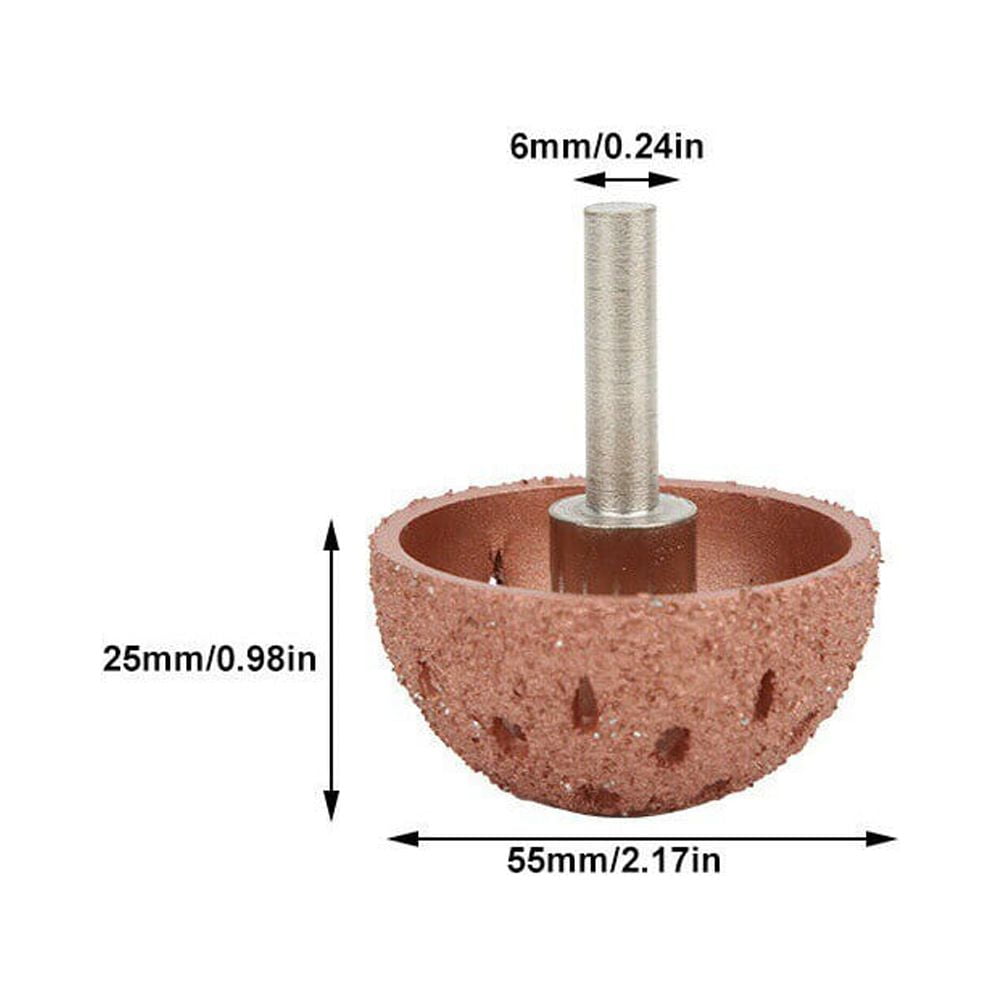42/55mm Tire Grinding Head Rasp Buffer Ball Tyre Repair Hand Tool ...