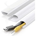 42.5in Cord Cover, Cord Hider for 1-2 Cords, Half Round Cord Covers for ...