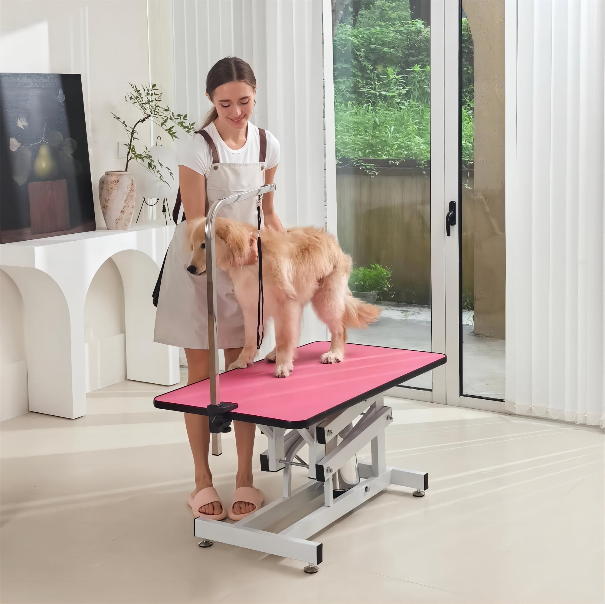 42.5inch Hydraulic Dog Pet Grooming, Noose Table Dog Grooming Table for ...