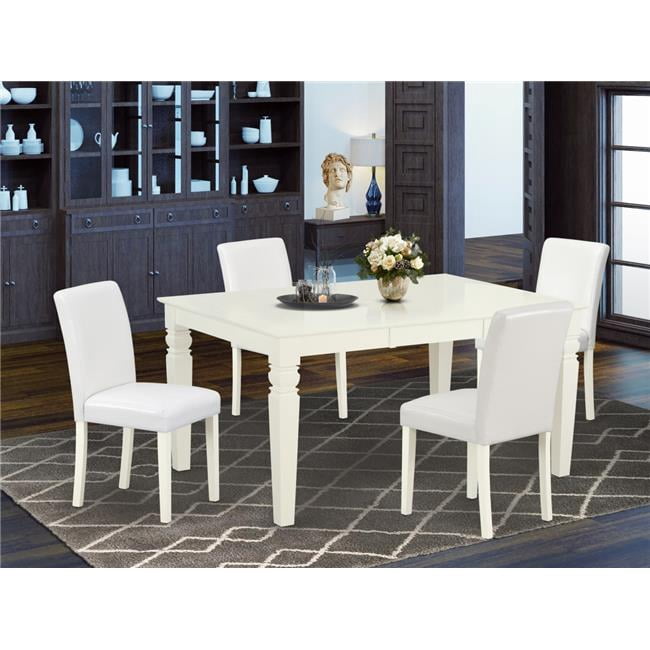 42-60 in. Weston Rectangle Kitchen Table with 18 in. Self Storing ...