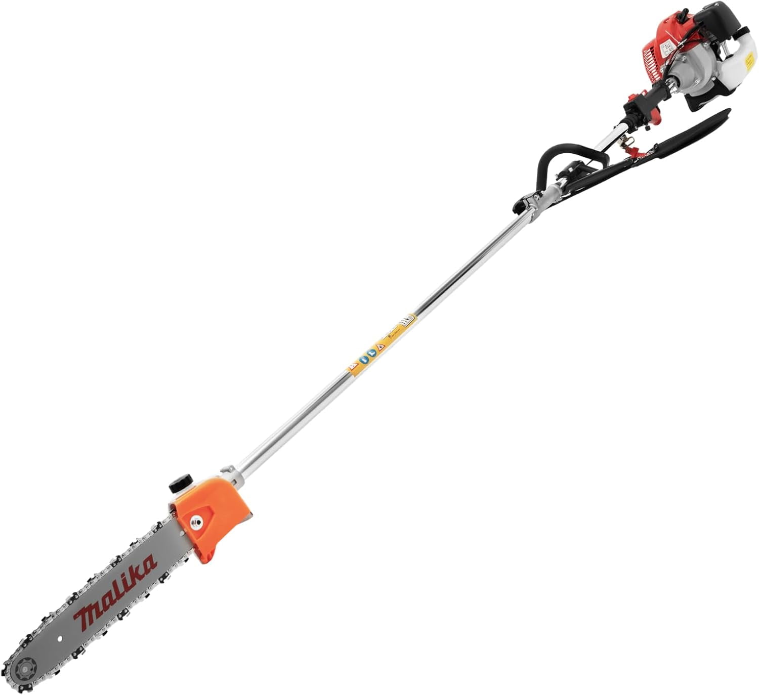 42.7CC Gas Powered Pole Saw Two-stroke Saw Tree Trimmer 11ft Pole High ...