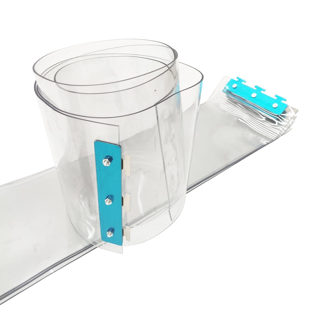 42*84 Inch PVC Strip Curtain Door Kit for Walk in Freezers Coolers ...