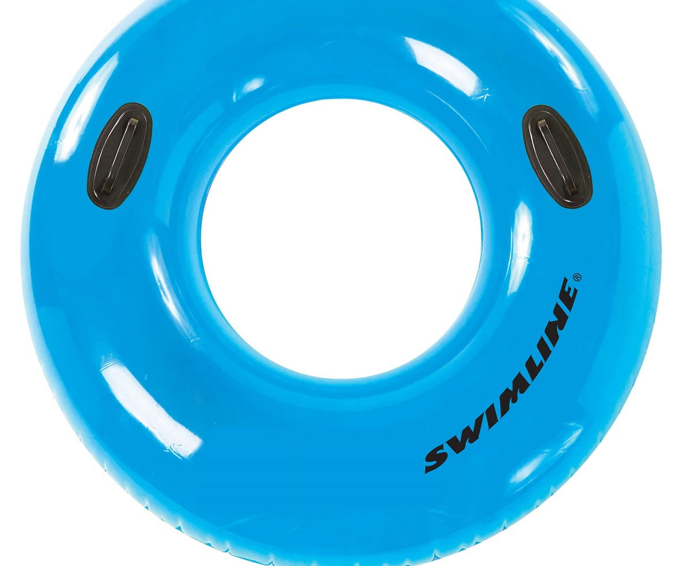 42" Blue Water Sports Inflatable Swimming Pool Inner Tube Ring Float ...