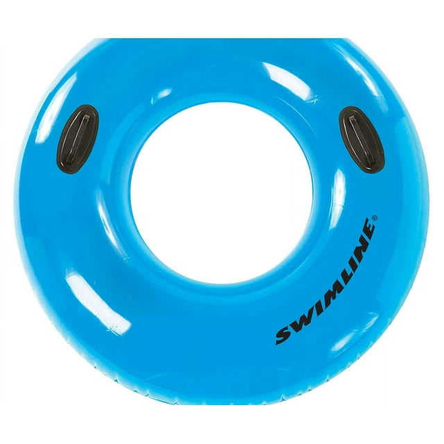 42" Blue Water Sports Inflatable Swimming Pool Inner Tube Ring Float ...