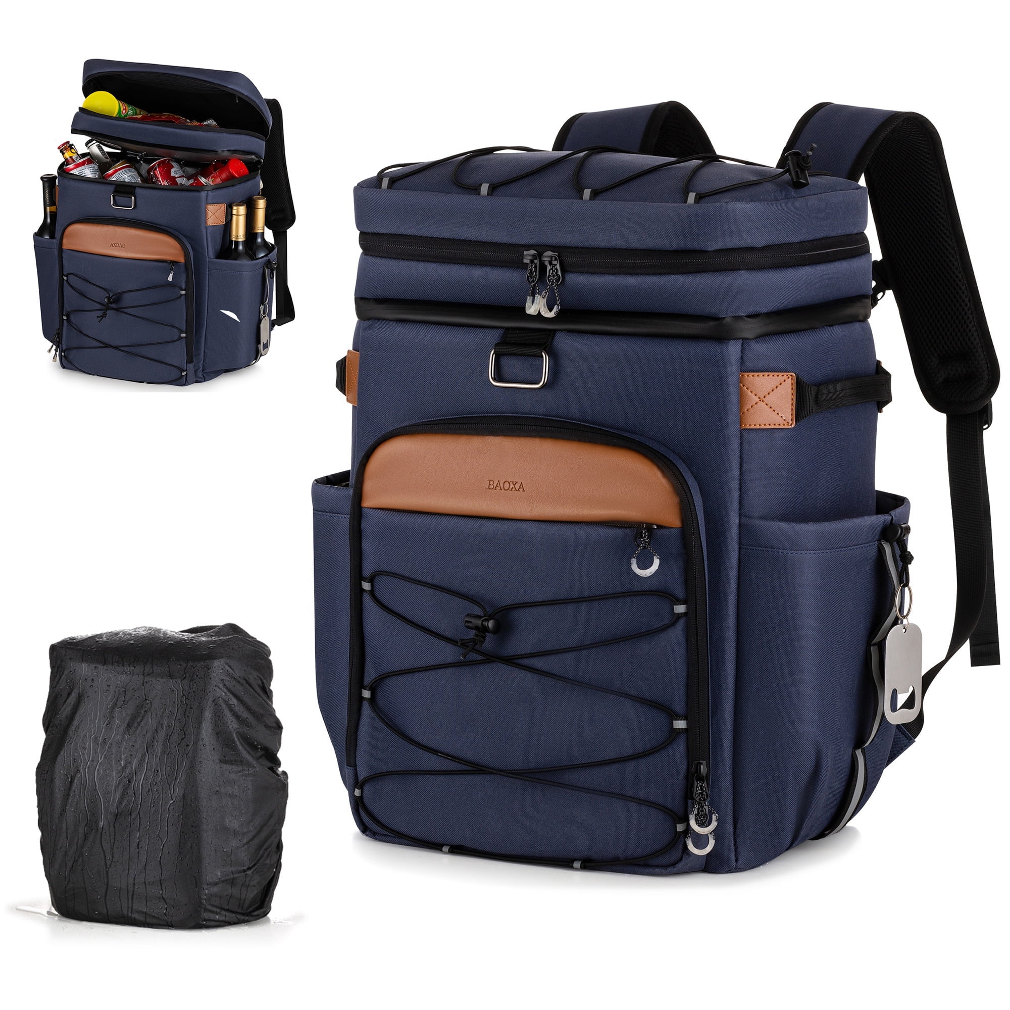42 Cans Cooler Backpack with Insulated Waterproof Cover, Insulated Leak ...