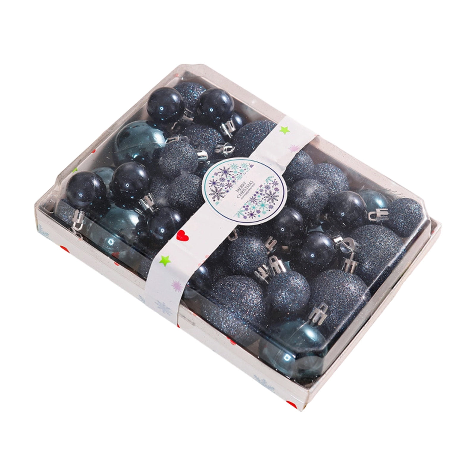 42 Christmas Decorations Plastic Ornament For Festival Tree Cake ...