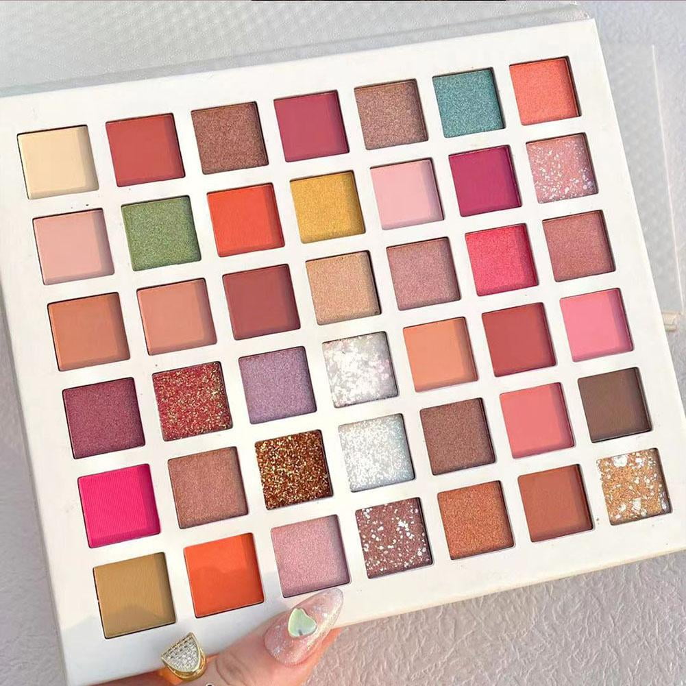 42 Colors Ershiqi Cream Lover 42 Colors Hot Gold Eye Shadow Palette ...