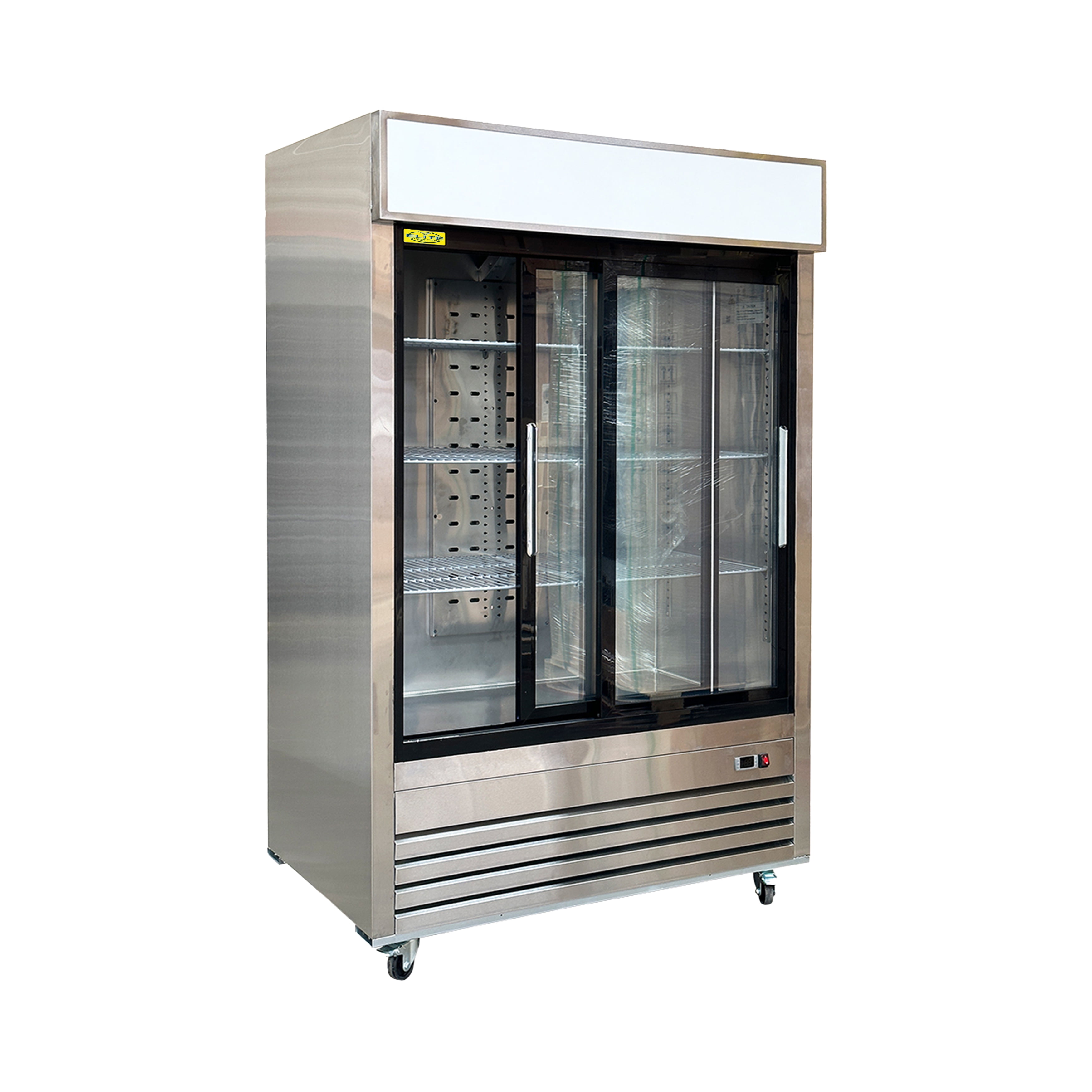 42 Cu.Ft Commercial Merchandiser Refrigerator 54 in. Two Glass-Door ...