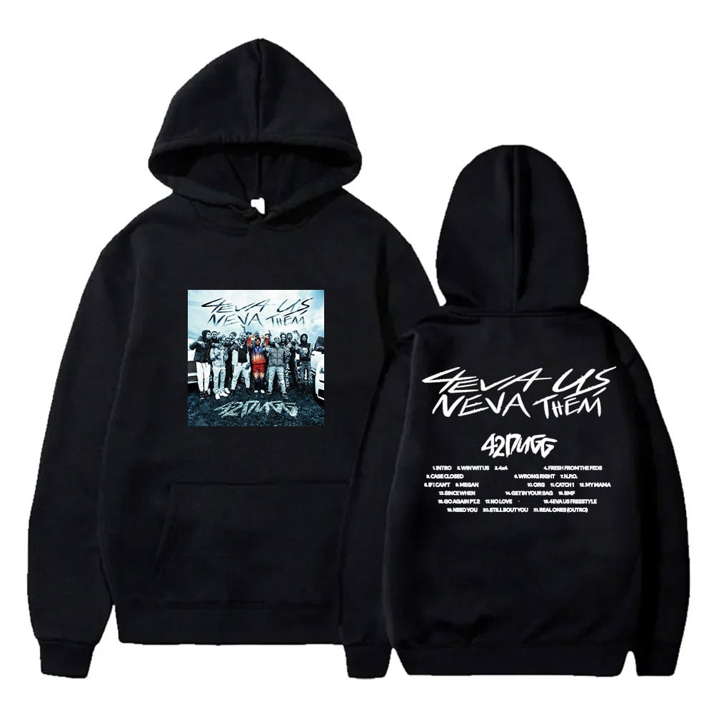 42 Dugg Tracklist & New Logo 2024 Rapper Merch Unisex Hoodie - Graphic ...