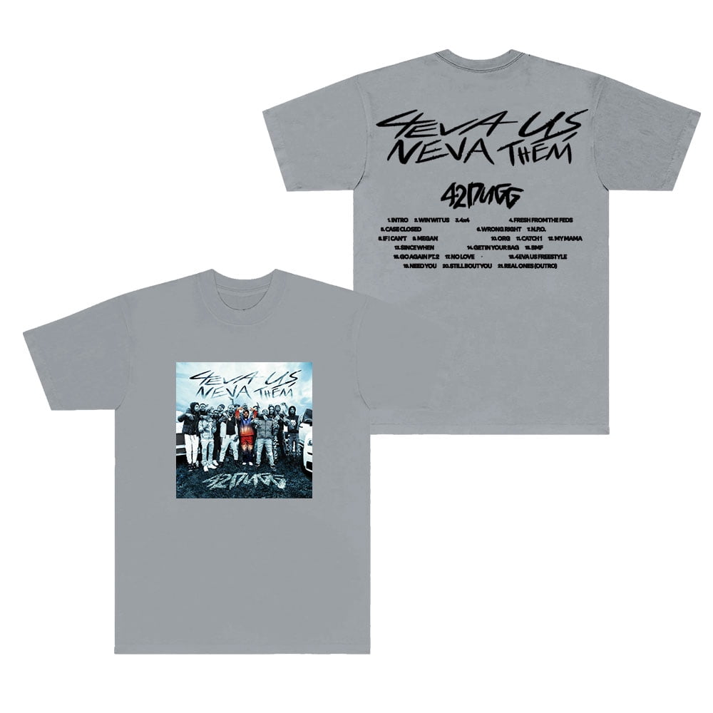 42 Dugg Tracklist T-Shirts Rapper New Logo Tee Women Men Fashion HipHop ...
