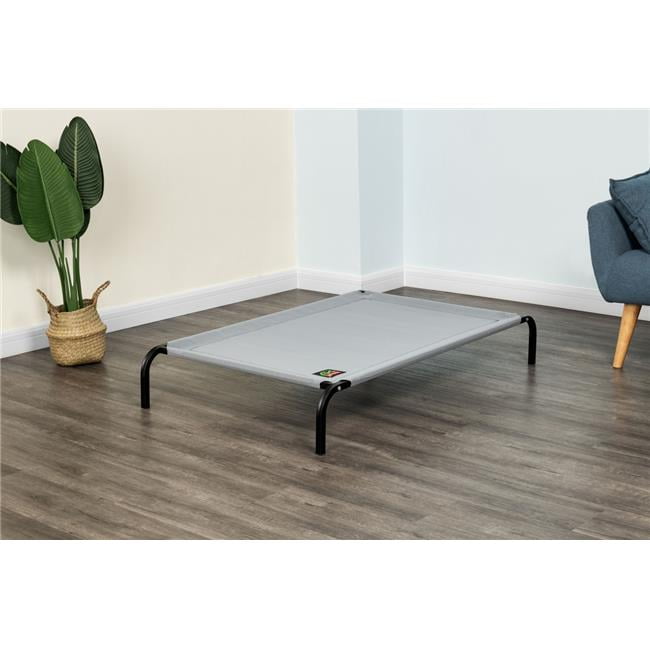 42' Elevated Cooling Pet Cot Bed, Solid Gray - Walmart.com