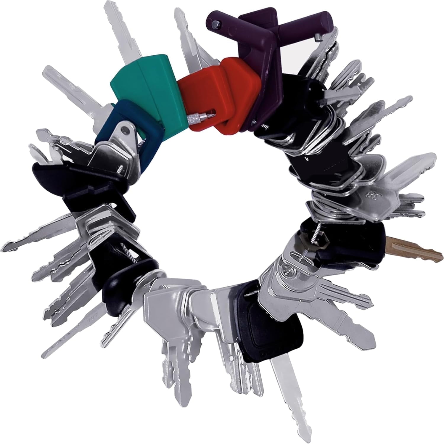 42 Equipment Keys Master Set,Heavy Equipment Keys Set for Cat ...