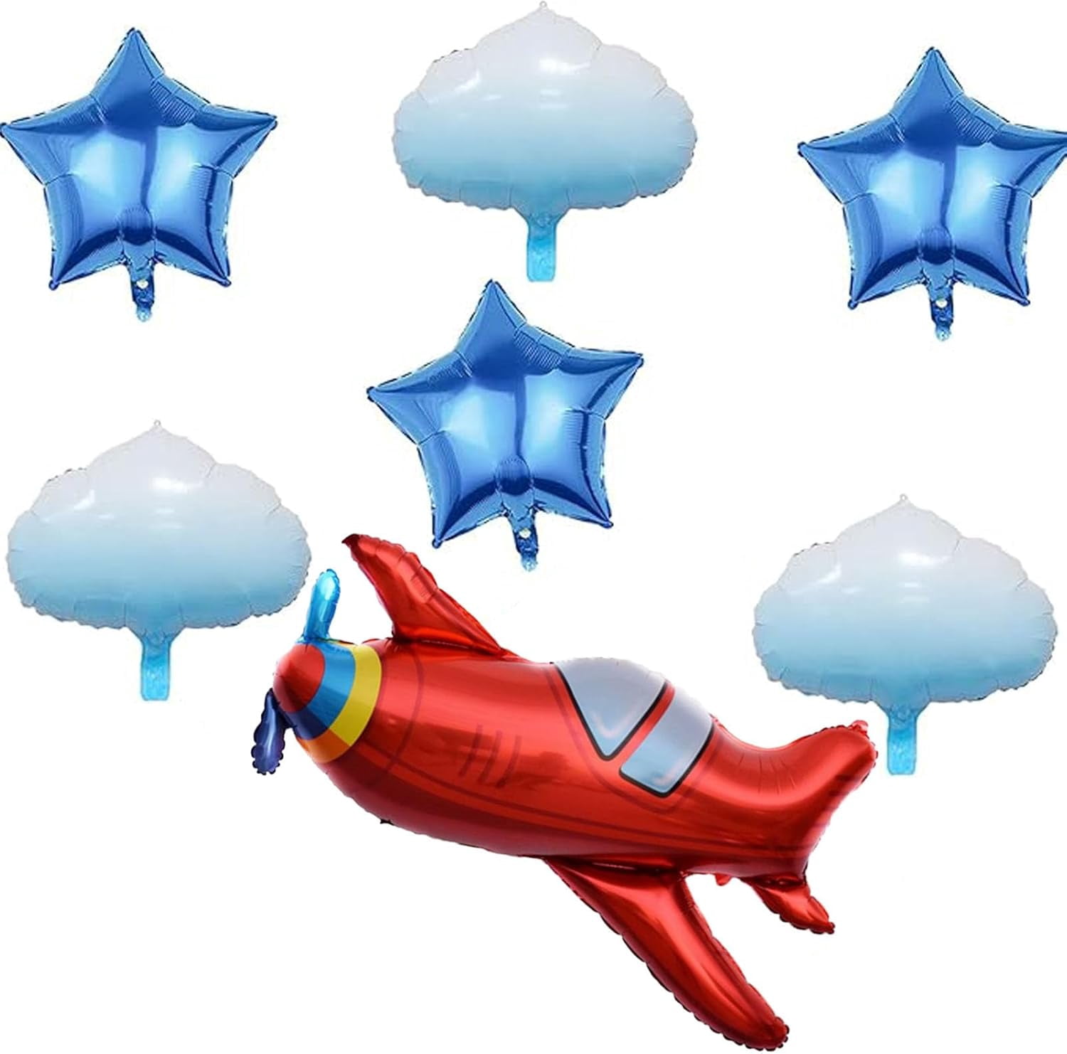 42" Fighter Jet Airplane Ballons Cartoon Airplane Birthday Party ...