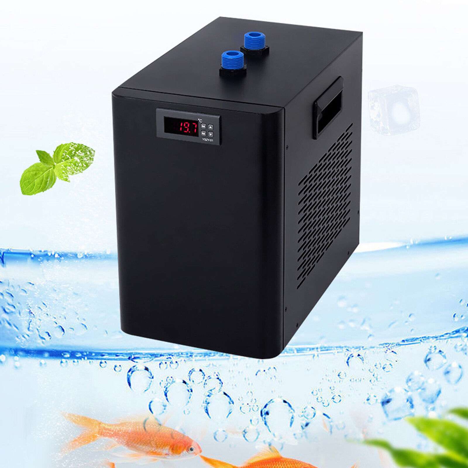 42 Gallon Aquarium Chiller, 1/10 HP Aquarium Cooling System Fish Tank ...