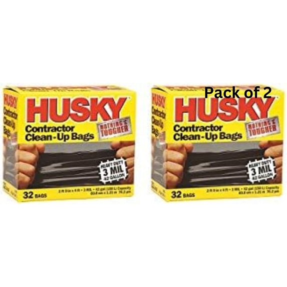 42-Gallon Contractor Clean-Up Bags, 32-Count (64-Count) - Walmart.com