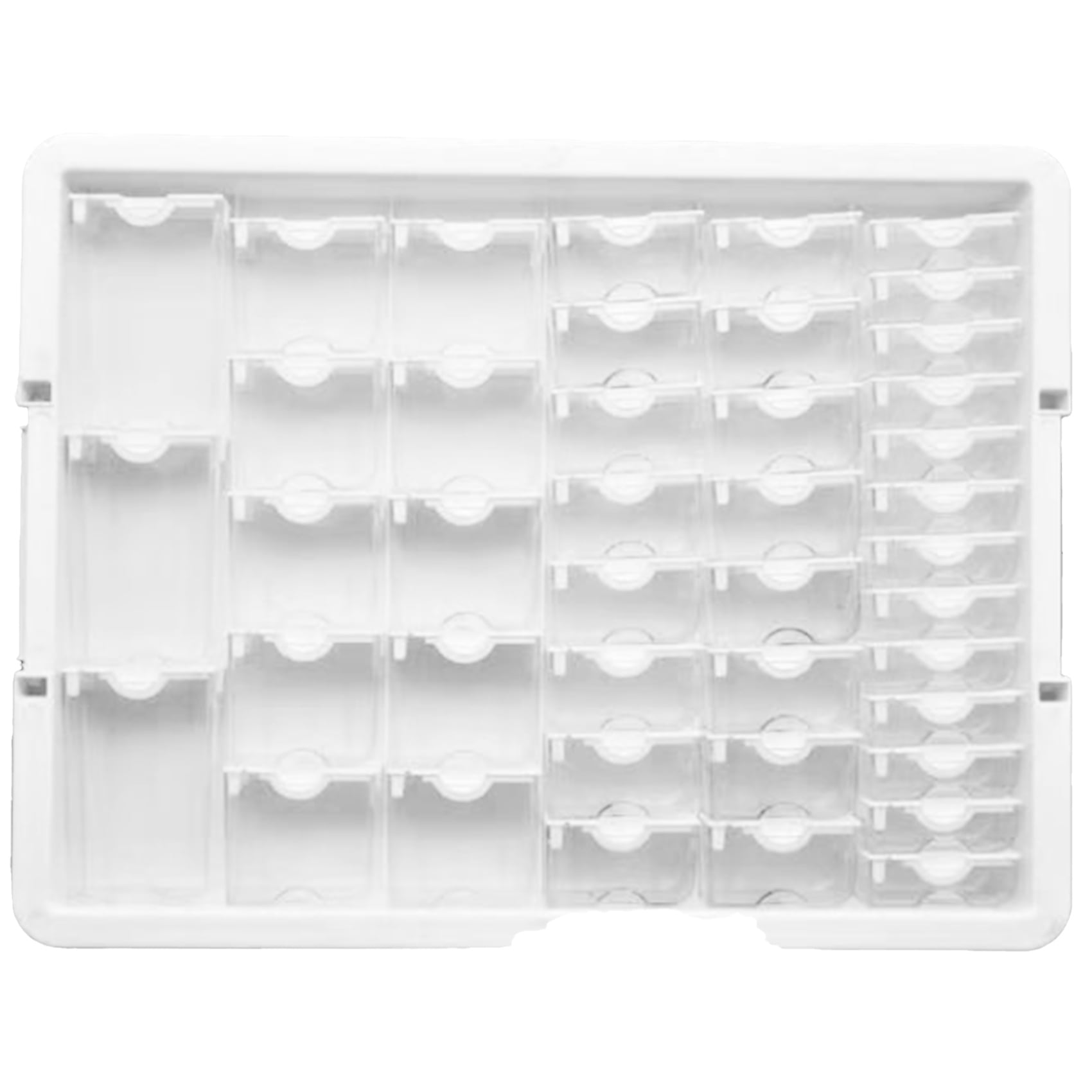 42 Grid Storage Container,Transparent Box Plastic Organizer Case Tool ...