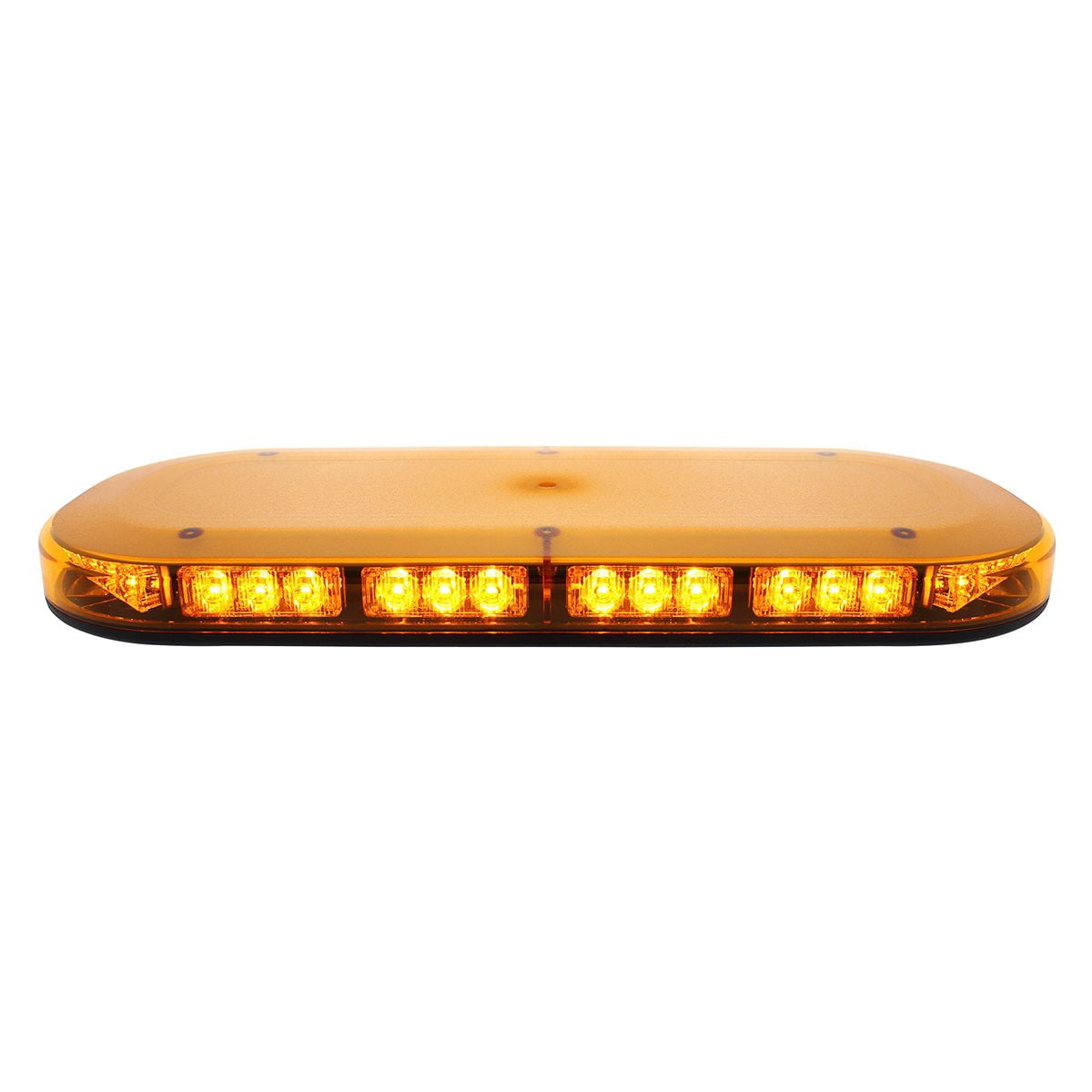 42 High Power LED Micro Warning Light Bar with Amber Lens - Permanent ...